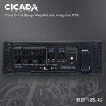 Cicada Audio DSP150.4D 4 Channel Amplifier w/built-in DSP – Extreme ...