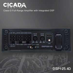 Cicada Audio DSP150.4D 4 Channel Amplifier w/built-in DSP – Extreme ...
