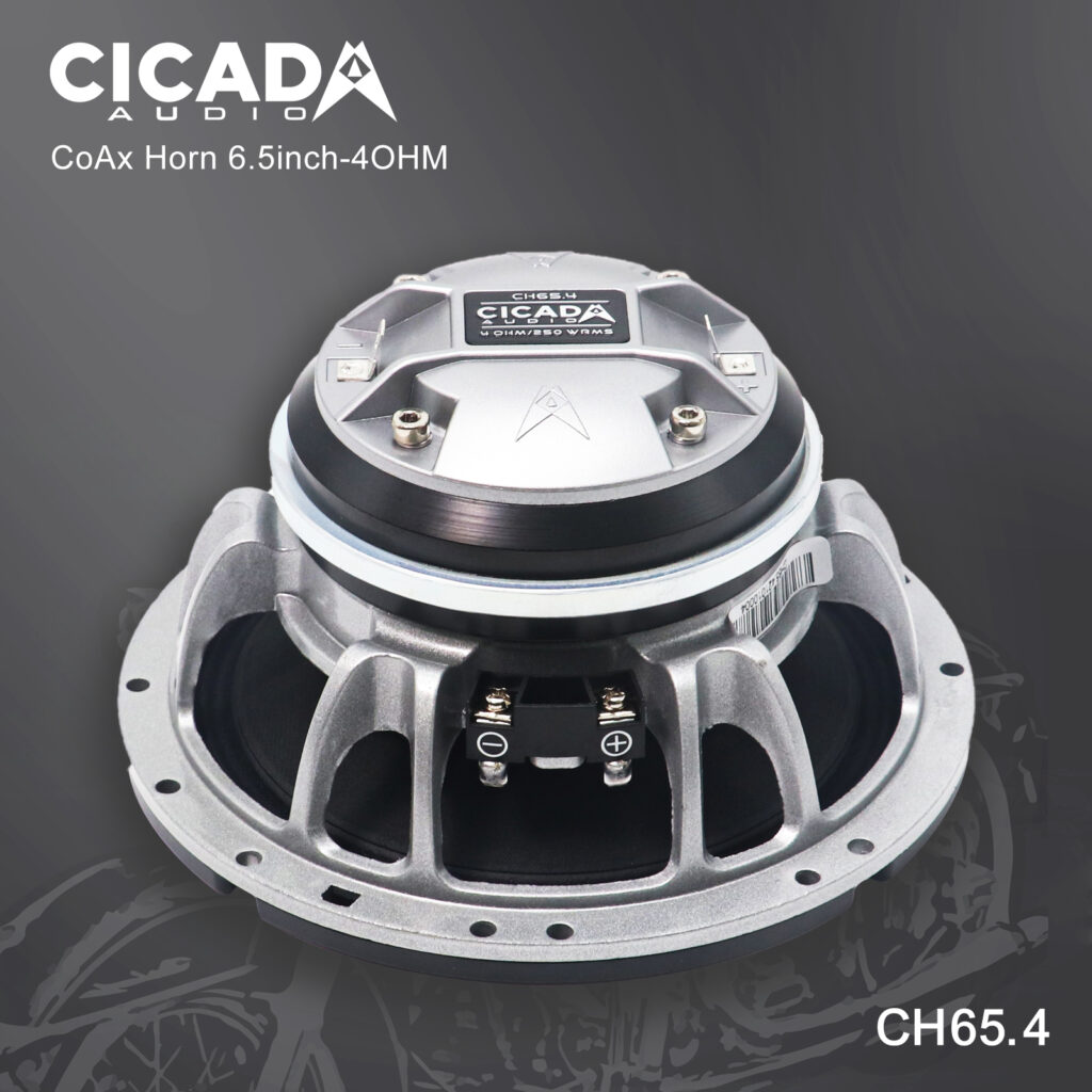 Cicada Audio CH65.4 6.5″ Coax-Horn Speakers – Extreme Motorcycle Audio