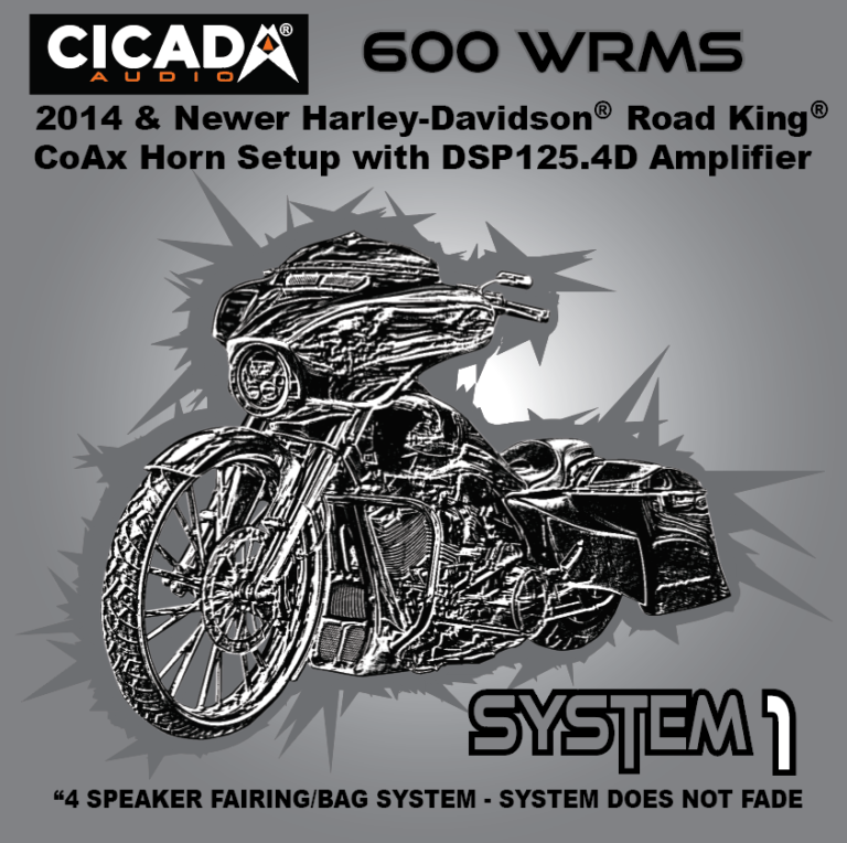 Cicada Audio Harley Kit – Extreme Motorcycle Audio